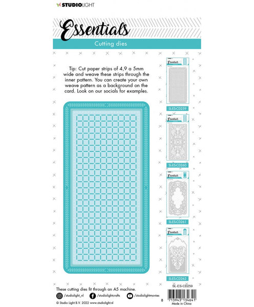 STUDIOLIGHT Essentials | Cutting Die | Weaving Slimline – SCRAP-IT DESIGN STUDIO